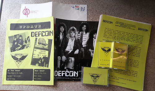 Defcon 1989 Photo Promo Music Press Kit - Cassettes Produced by Rudy ...