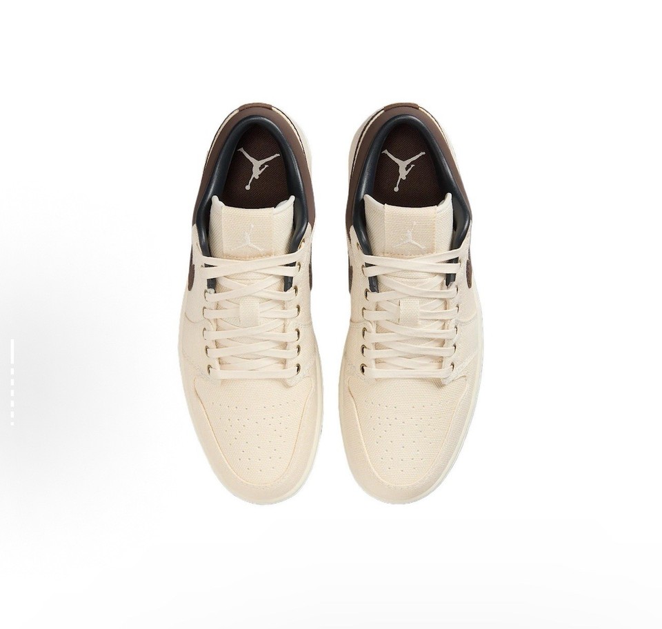Air Jordan 1 Premium Low Ivory Baroque Brown Men’s Sizes Ib8058 110 | eBay
