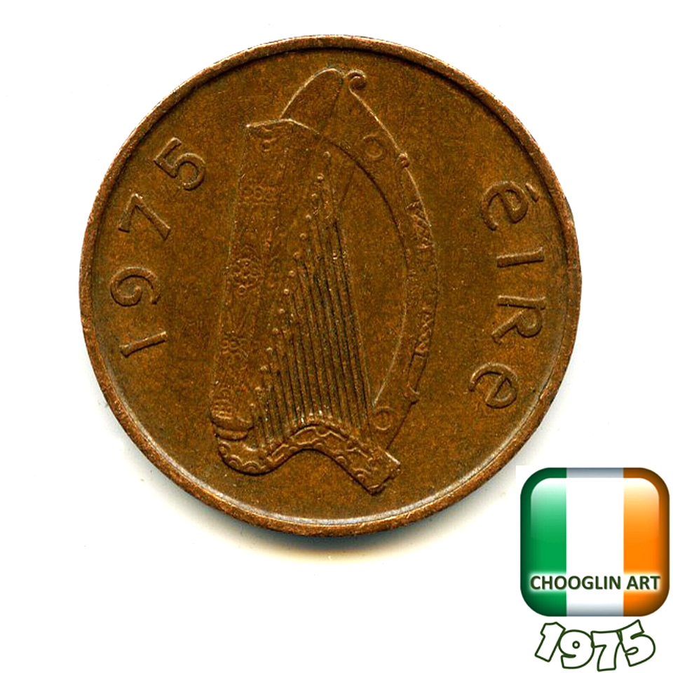 An IRISH 1975 PENNY 1p coin, 50 Years Old! | eBay