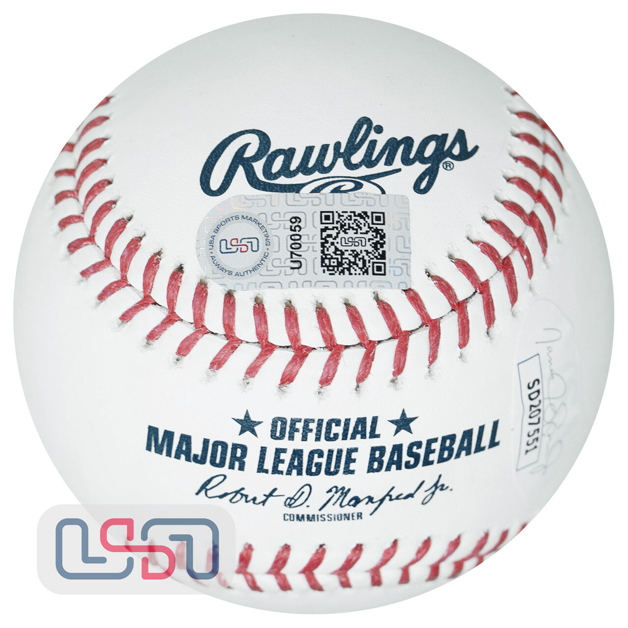 Jackson Chourio Brewers Signed Autographed Major League Baseball USA SM ...