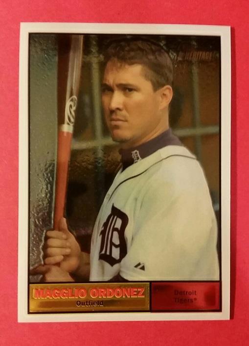 MAGGLIO ORDONEZ #/1961 CHROME VARIATION #C138 DETROIT TIGERS 2010 TOPPS ...