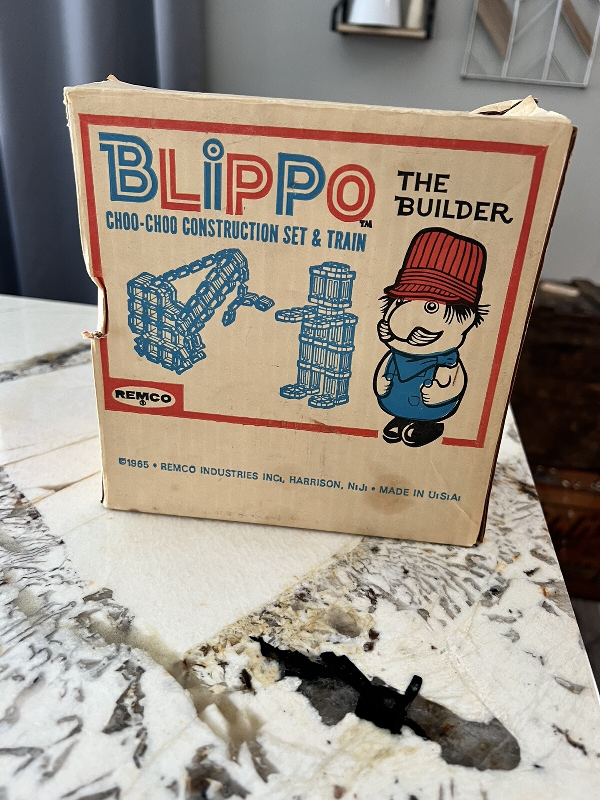 Blippo The Builder Choo-Choo Construction Set &Train By Remco 1965 | eBay