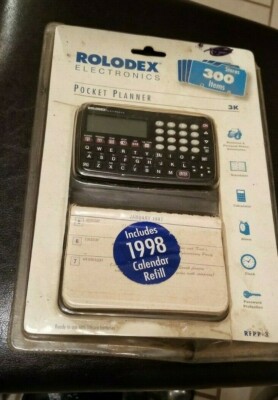 Rolodex Pocket Planner Names and Numbers RFPP - 3 NEW OPEN PACKAGE | eBay