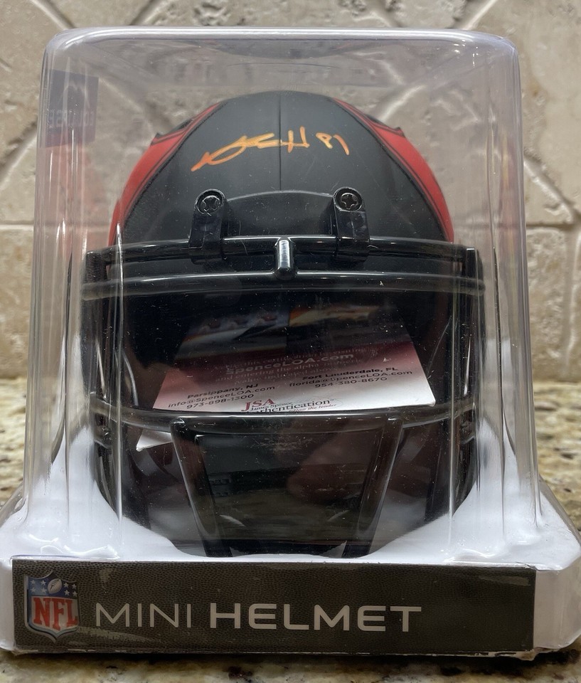 Antonio Brown Signed Autographed TB Buccaneers Eclipse Mini Helmet JSA ...