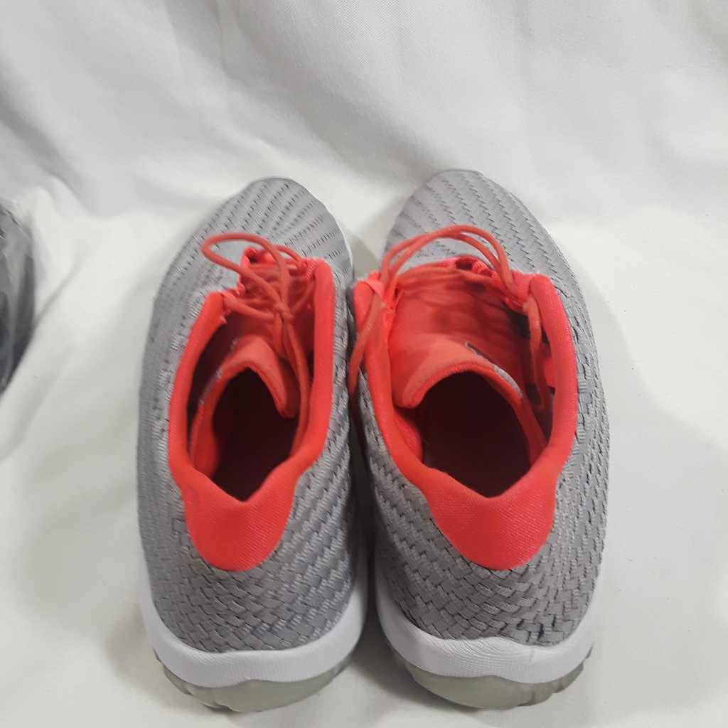 Nike Air Jordan Mens Future Low Athletic Shoes Gray Textured Woven ...