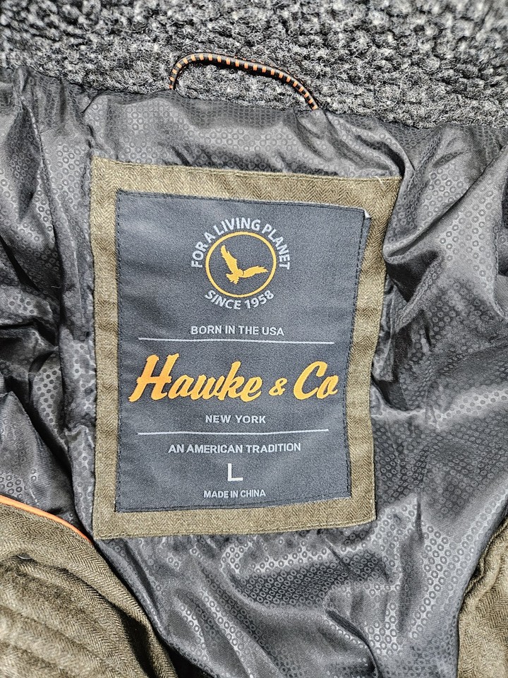 Hawke & Co Outfitters New York Down Coat Mens Extra Large (Green) | eBay