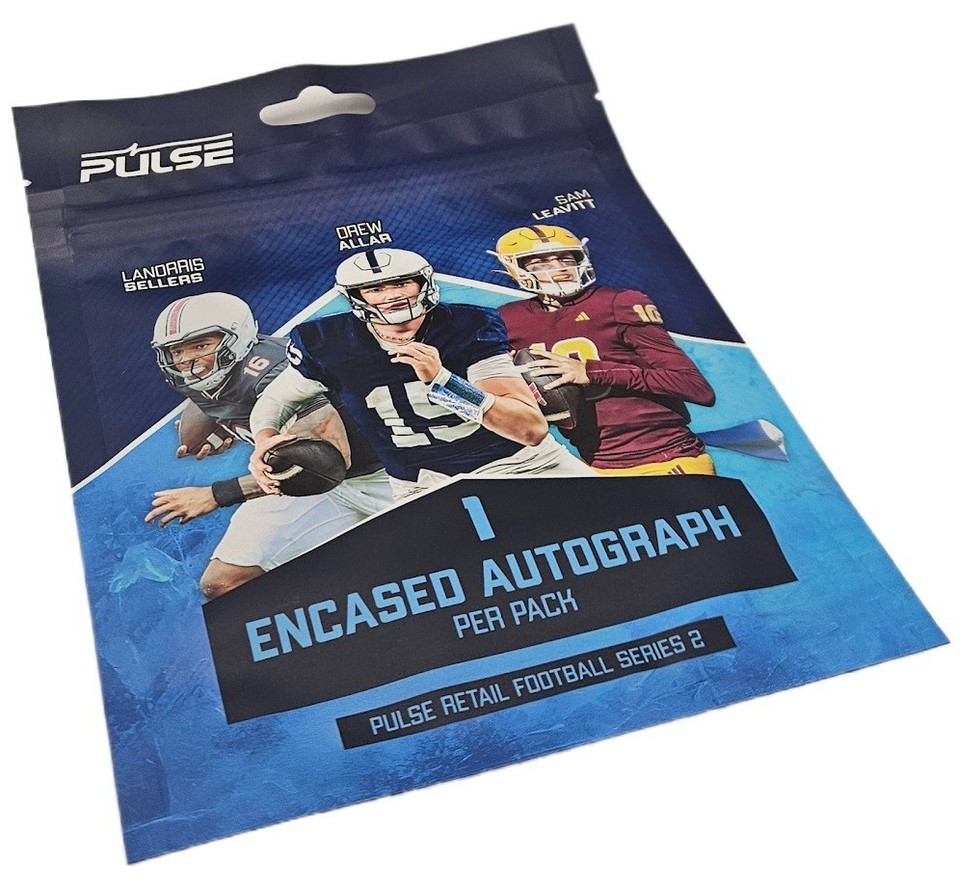 2025 Pulse Football Retail Series 2 Factory Sealed Pack 1 Encased ...