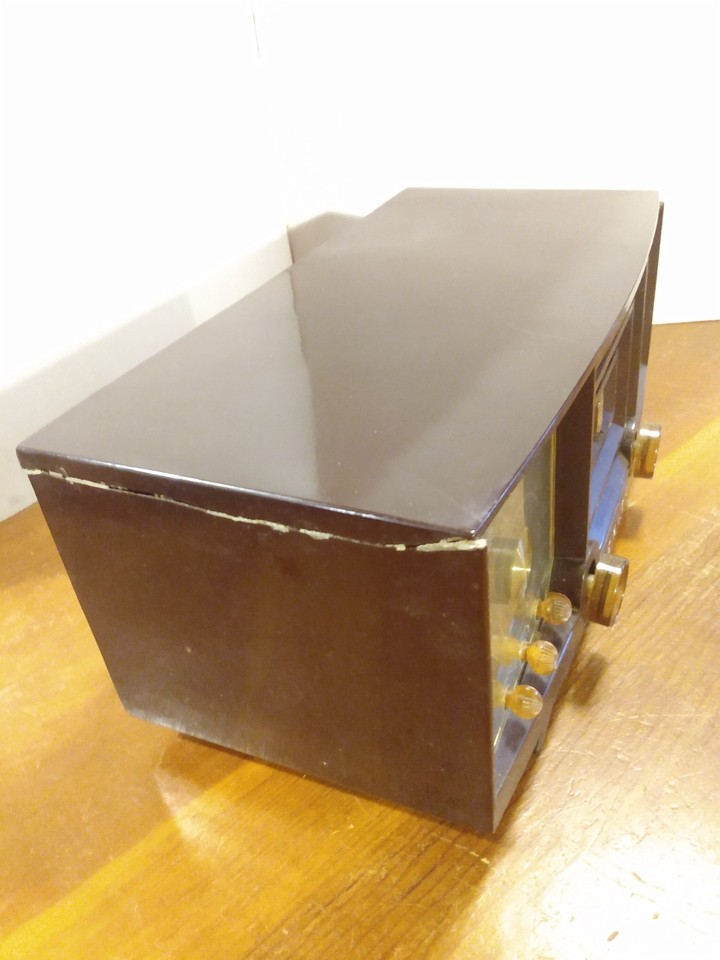 Vintage 1955 Zenith X519 AM Tube Clock Radio | eBay