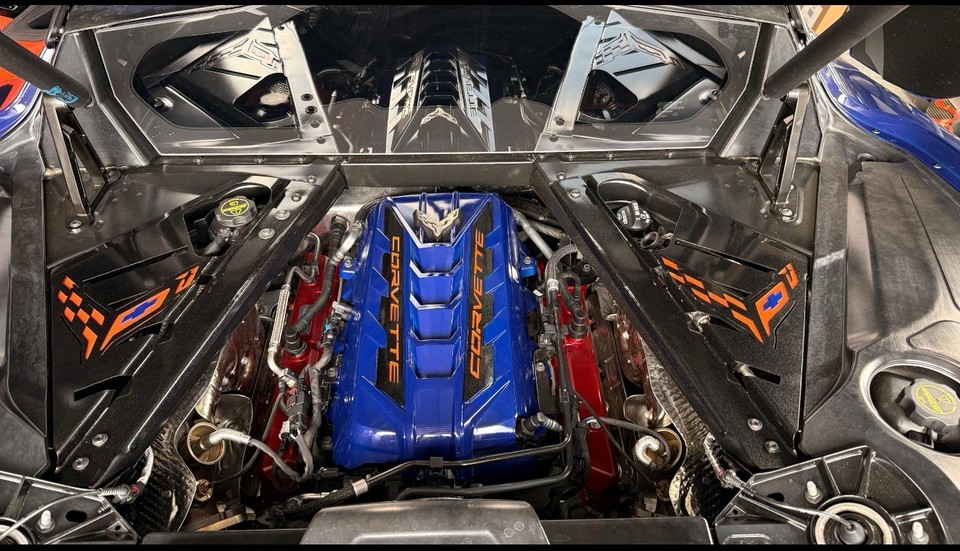 2020-2025 C8 ENGINE APPEARANCE PACKAGE CORVETTE COVERS STINGRAY Z51 | eBay