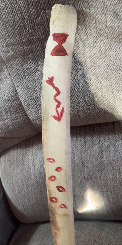 Native American War Club Cow Bone OOAK 20" | eBay