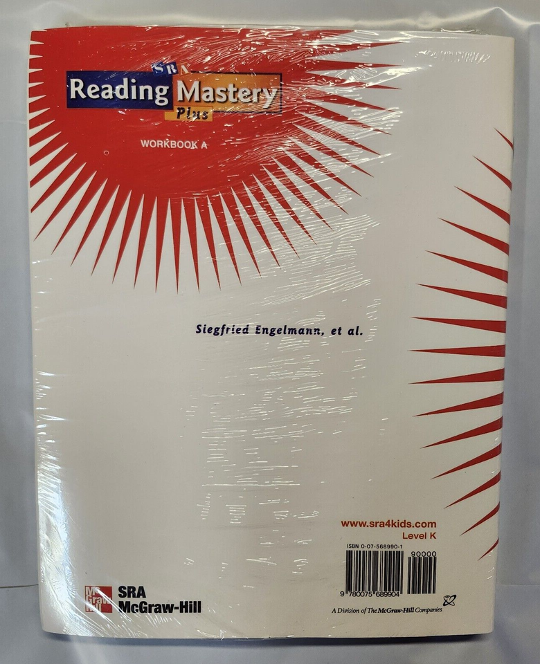 SRA Reading Mastery Plus / Level K Workbook A / Set of 5 NEW | eBay