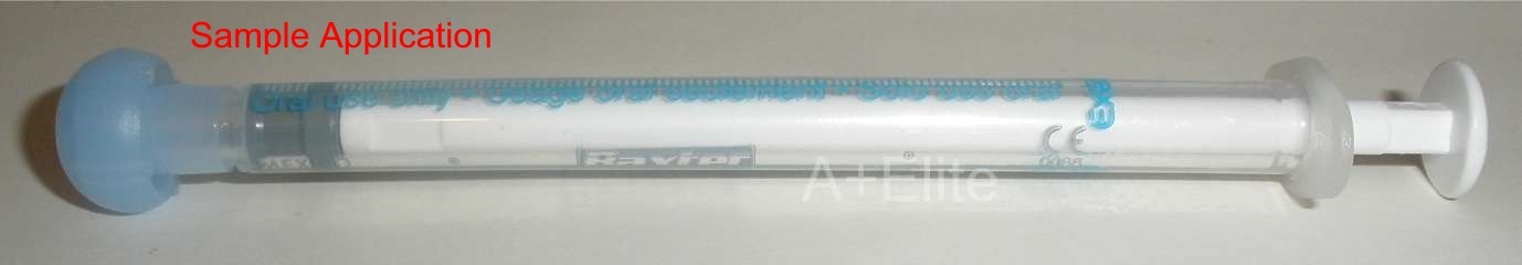 BAXTER BAXA ExactaMed Oral Medicine Dose Syringe Dispenser 1cc/1mL W ...