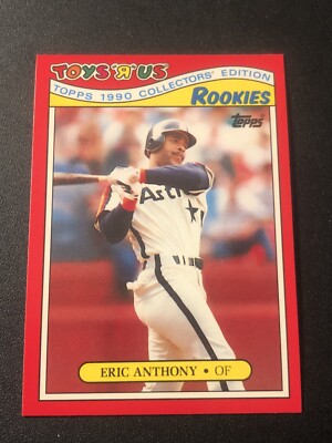 1990 Topps Toys R Us Rookies Box Set Eric Anthony #2 Rookie RC | eBay