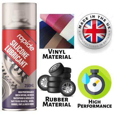 Silicone Lubricant Spray Rapide High Performance Fast Drying Rubber ...