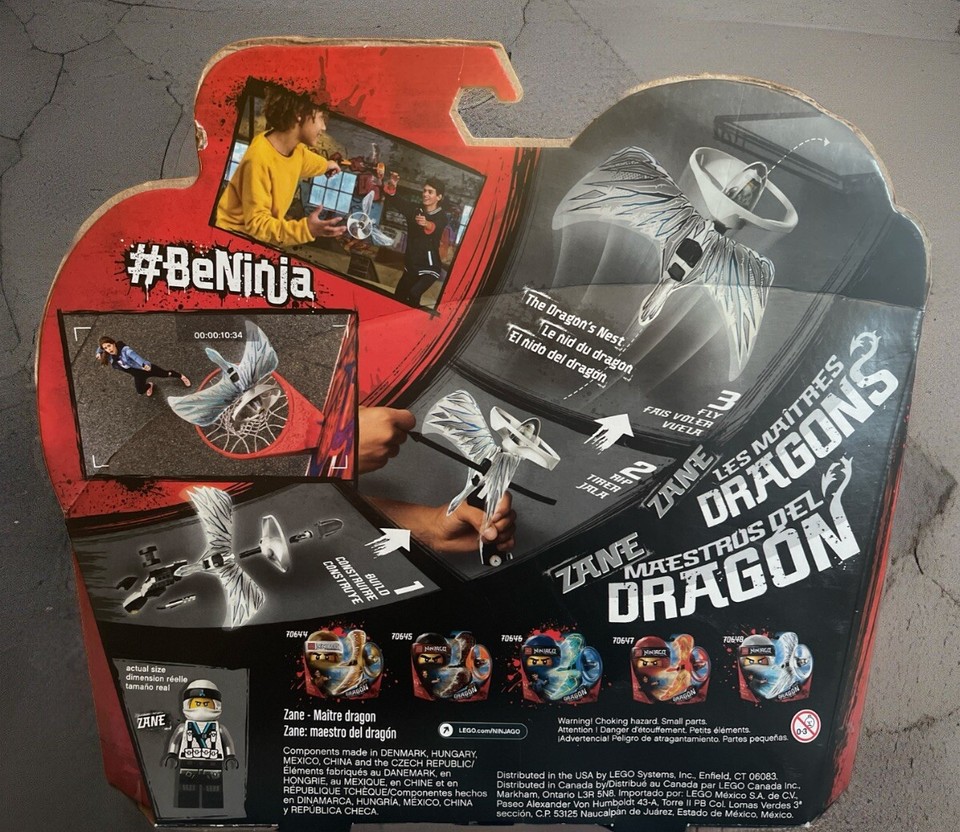 LEGO NINJAGO Zane Dragon Master 70648 Building Kit (92 Piece) NEW ...