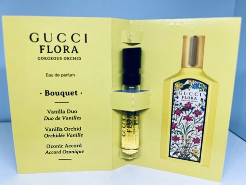 Gucci Flora Gorgeous Jasmine, Gardenia, Magnolia Sample Spray Vials 4Pc ...
