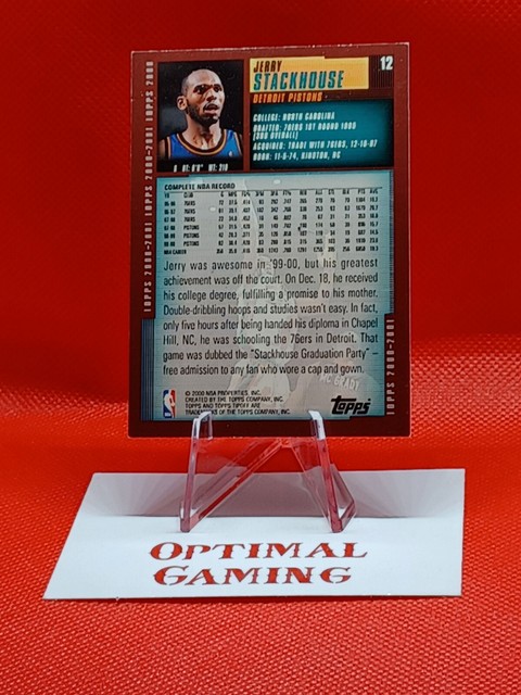 2000-01 Topps Tip-Off - #12 Jerry Stackhouse for sale online | eBay