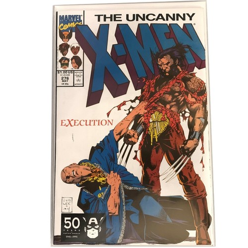 Uncanny X-Men #276 Fine Condition (1991) Gladiator, Jim Lee Art!! | eBay
