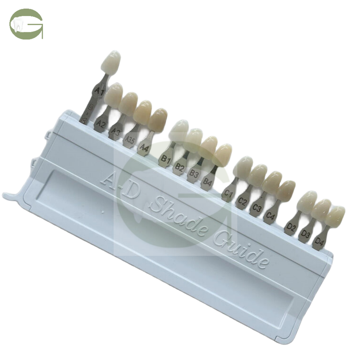 Dental Teeth A-D Shade Guide Porcelain Ivoclar 20 Color Tooth Bleached ...