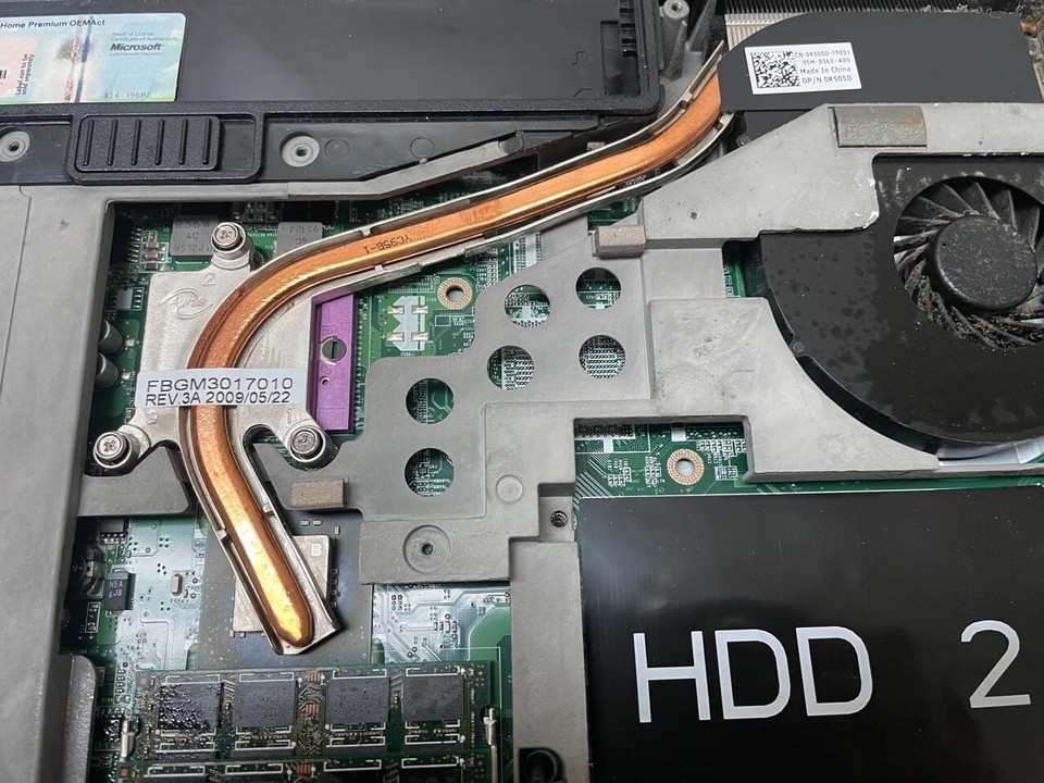 17" Dell Studio 1735 Laptop Intel 2 GHz 4GB RAM PP31L For Parts/Repair ...