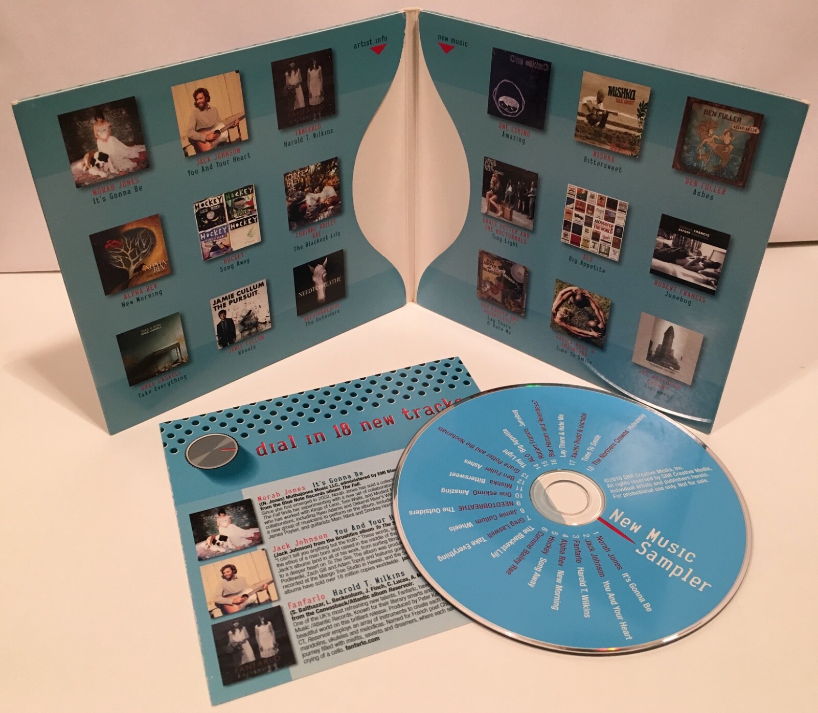 WFUV 90.7 FM NEW MUSIC SAMPLER CD 2010 PROMO DISC INDIE ALTERNATIVE ...