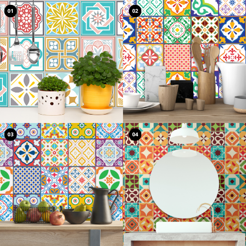 Tractor Mural Kitchen Tile Backsplash Clearance!24PCS Peel And Stick