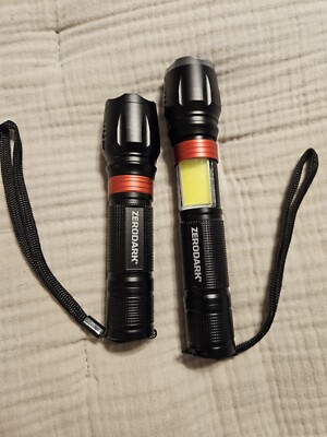 Zero Dark Lot LED Flashlight & Lantern 6 Function Modes Water Resistant ...