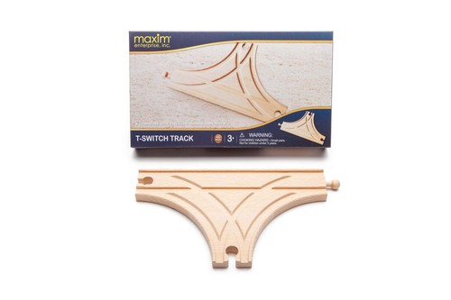 Maxim Wooden Rail Set Series T Switch Track 647069509268| eBay