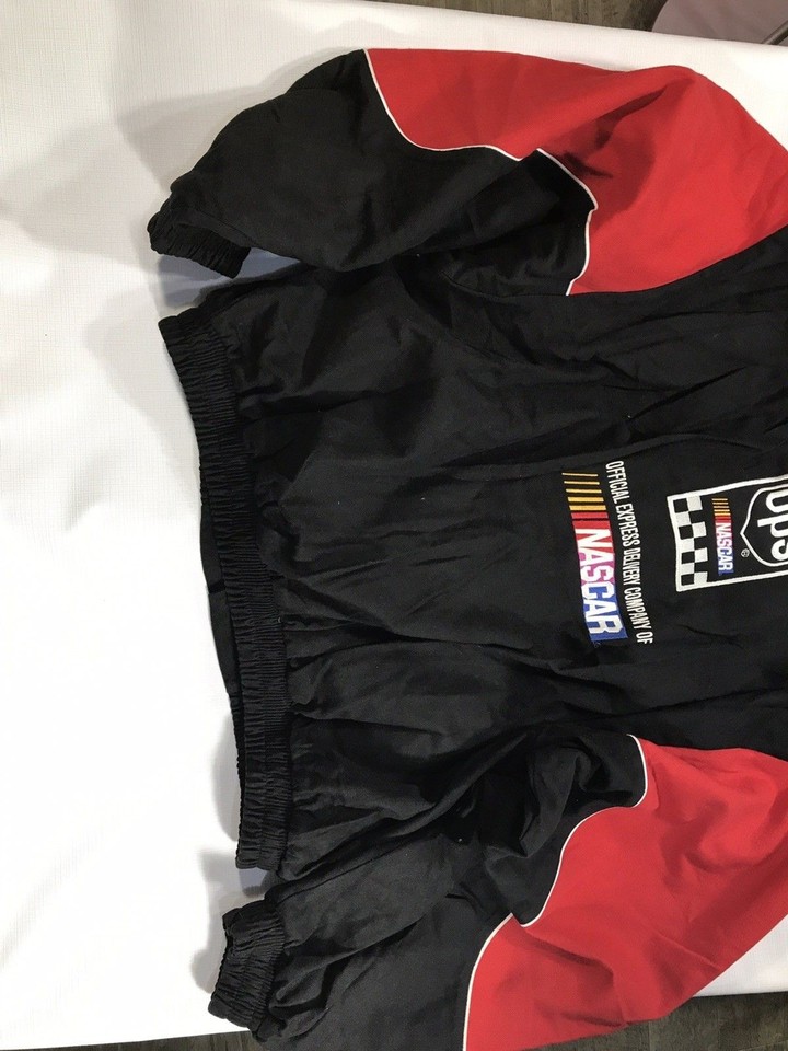 Vintage NASCAR 90’s Racing Jacket - Letterman Varsity -XXL - UPS CUP ...