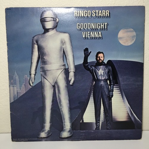 1974 Ringo Starr Good Night Vienna Vinyl Record with 50's SCI-FI Robot ...