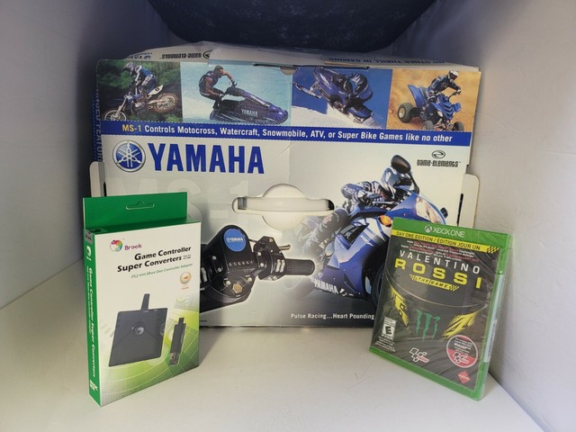 Game-Elements MS-1 Motocross Motorcycle Controller with MotoGP 18 Game ...