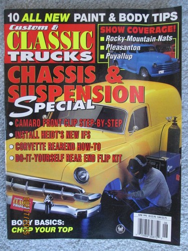 CUSTOM & CLASSIC TRUCKS Magazine JUNE 1995 Issue (Hotrod Street Rod ...