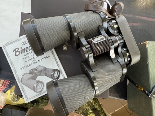 FOCAL Binoculars 20-21-09 10x50 Wide Angle 1000 Yards Japan Kmart CL-1 ...