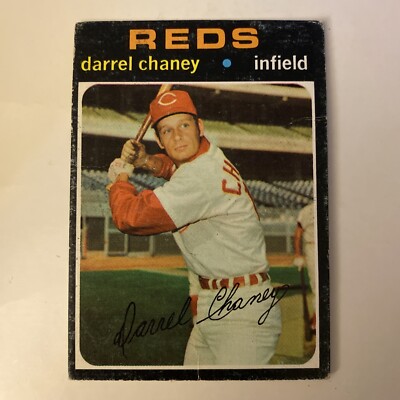 1971 Topps Baseball Darrel Chaney Cincinnati Reds Card #632 | eBay