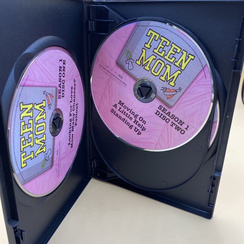 Teen Mom: Season 1 (DVD, 3 Disc Set, 2013)Farrah, Maci, Amber, Catelynn ...