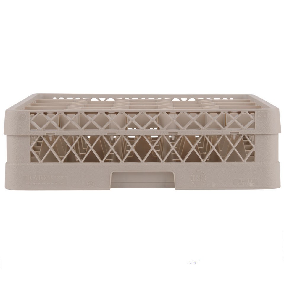 (ONE) 25-COMPARTMENT 15" GLASS RACK, 2-7/8" COMP RESTAURANT/NFS ...