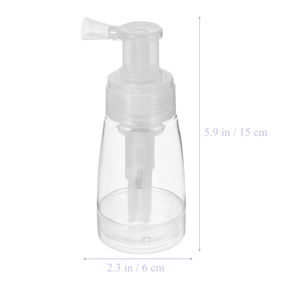 2 Pcs Hair Fiber Applicator Loose Powder Spray Barber Bottle Pe Travel ...