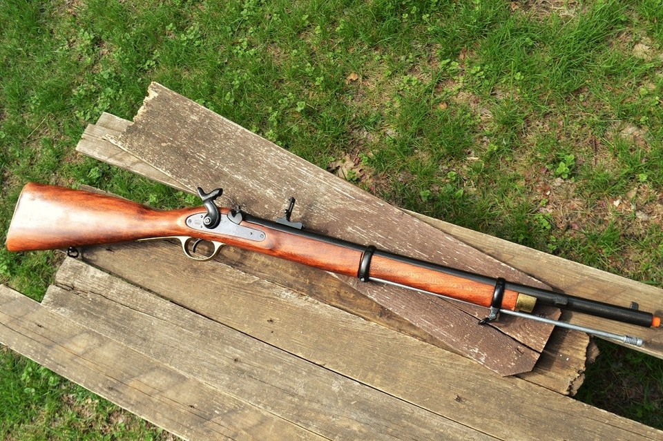 1860 Enfield P60 Musketoon Rifle - Civil War - Non-Firing Denix Replica ...