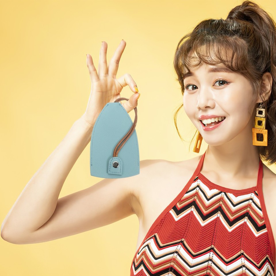 6 Pcs PU Car Key Storage Holder Pull Out Sleeve Cover For Key Fob ...