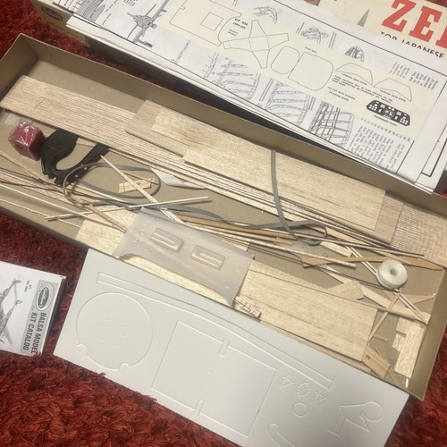 Vintage Guillows - Mitsubishi Zero - Balsa Model Airplane Kit - VERY ...