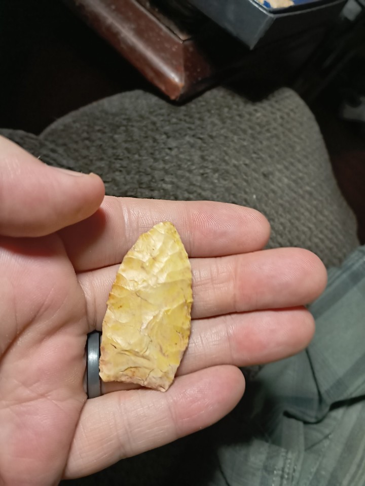 Authentic Alabama Tuscaloosa Chert Paleo Fluted Clovis Indian Arrowhead Artifact | eBay