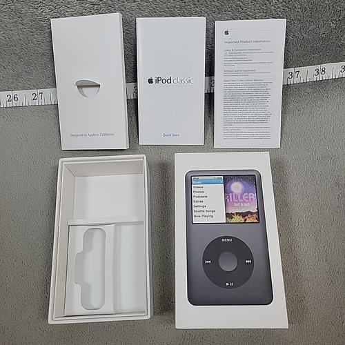 (EMPTY BOX ONLY) Apple Genuine iPod Classic 160GB A1238 Black CLEAN ...