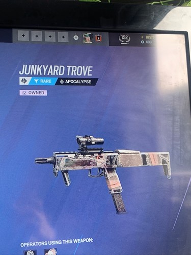 rainbow six siege , rare (outbreak) and ( apocalypse) weapon skin (2018 ...