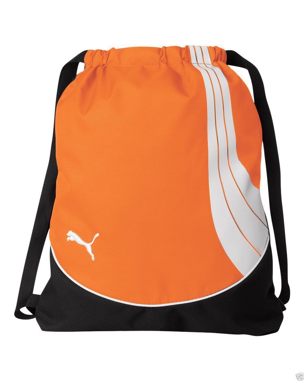 PUMA Cat NEW Teamsport Drawstring Backpack Cinch GYM Sack School Tote ...
