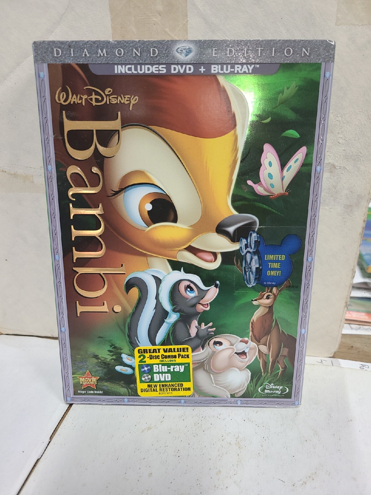 Bambi (Blu-ray/DVD, 2011, 2-Disc Set, Diamond Edition) 786936810370| eBay