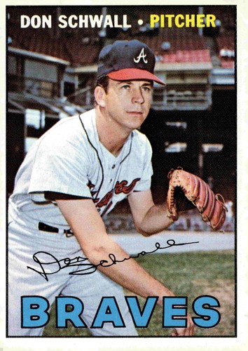 1967 Topps Don Schwall #267 - Atlanta Braves | eBay