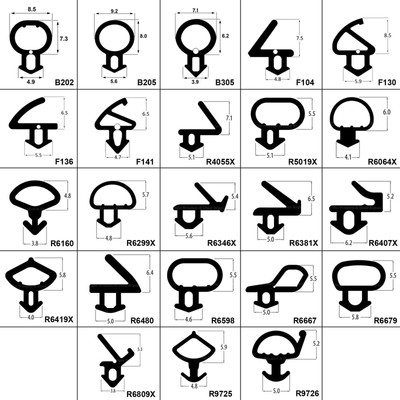 uPVC Window & Door Bubble Gasket Seal Flipper Double Glazing Rubber ...