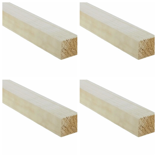 Treated Timber 2x2 Inch / 45mm x45mm Lengths from 0.9m to 1.8m PACK 4 ...