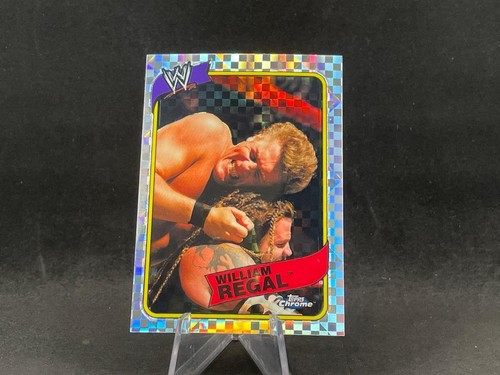2008 TOPPS HERITAGE III CHROME WWE WILLIAM REGAL #46 X-FRACTOR ...