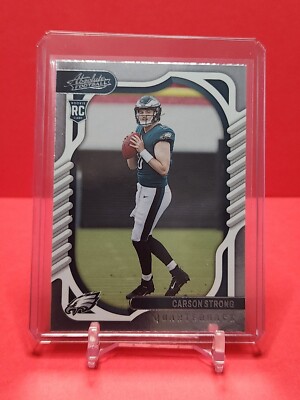2022 Absolute Football Carson Strong Rookie Card Silver Base #111 | eBay
